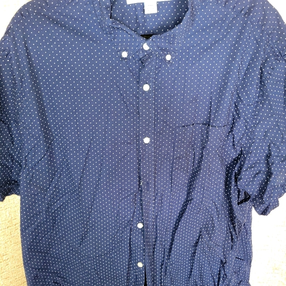 Old Navy | Shirts | Mens Blue Polka Dot Button Down | Poshmark